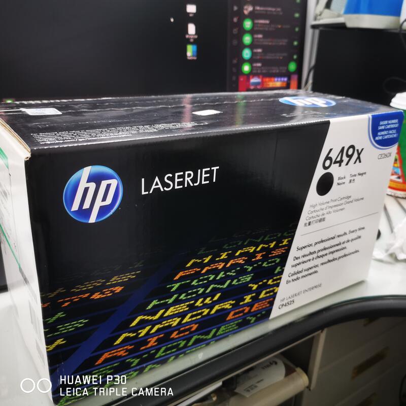 HP CE260X 649X 原廠高容量黑色碳粉匣 | 露天市集 | 全台最大的網路購物市集