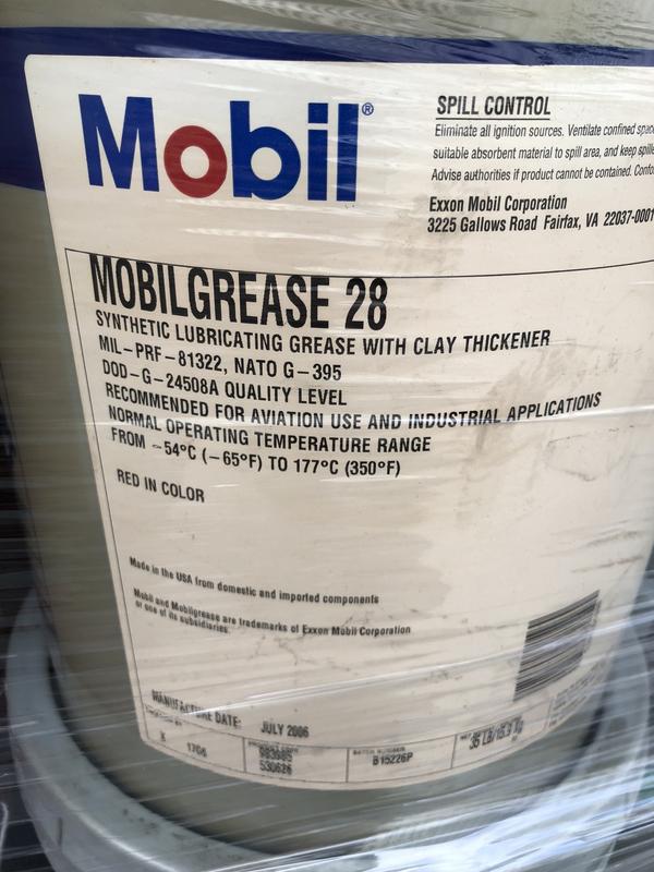 【MOBIL 美孚】GREASE 28、航空用潤滑脂、15.9 KG/桶裝【航空航天、軸承-潤滑】美國進口 | 露天市集 | 全台最大的網路購物市集