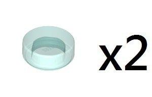 LEGO Trans-Blue Tile Round 1x1 樂高透明淺藍色圓形平板兩個 6022171 6274739 | 露天市集 | 全 ...