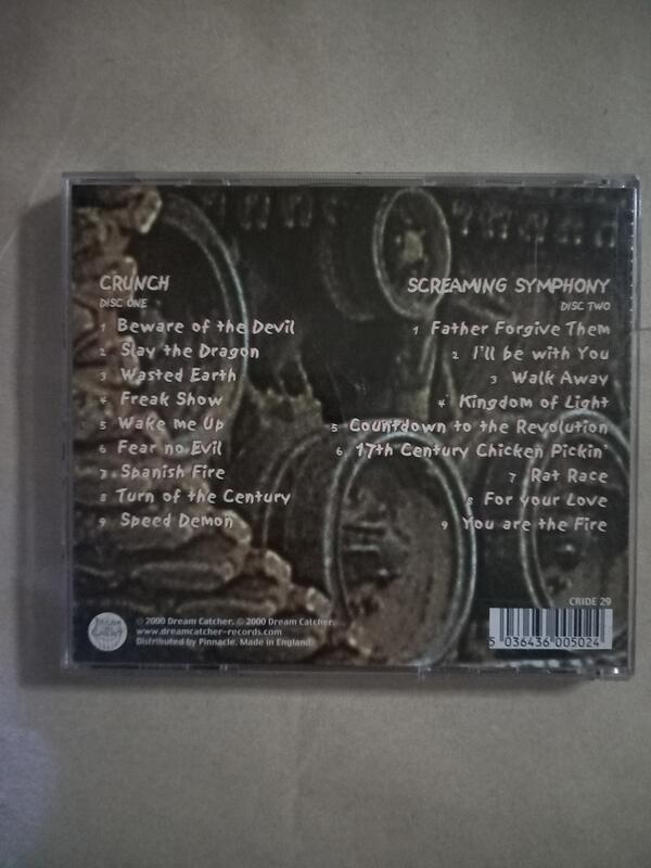 西洋團體/(絕版)Impellitteri-Crunch/Screaming Symphony(英國版，2CD) | 露天市集 | 全台最大的 ...