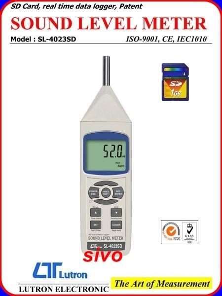 ☆SIVO電子商城☆台灣路昌 Lutron SL-4023SD 台灣製 記憶式噪音計 分貝 頻率加權 自動生成 | 露天市集 | 全台最大的 ...