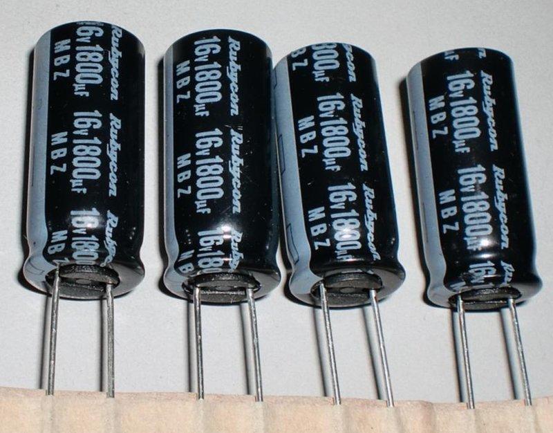電解電容 (RUBYCON) 10*23mm 引線腳 (MBZ) 16V 1800uF ±20% 105℃ | 露天市集 | 全台最大的網路購物市集