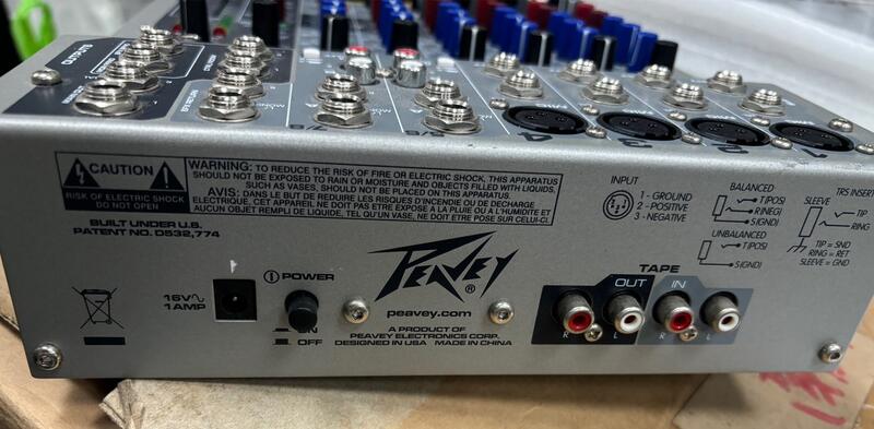 【幸福七號倉】二手Peavey混音器 PV8/PV10 一起賣 | 露天市集 | 全台最大的網路購物市集