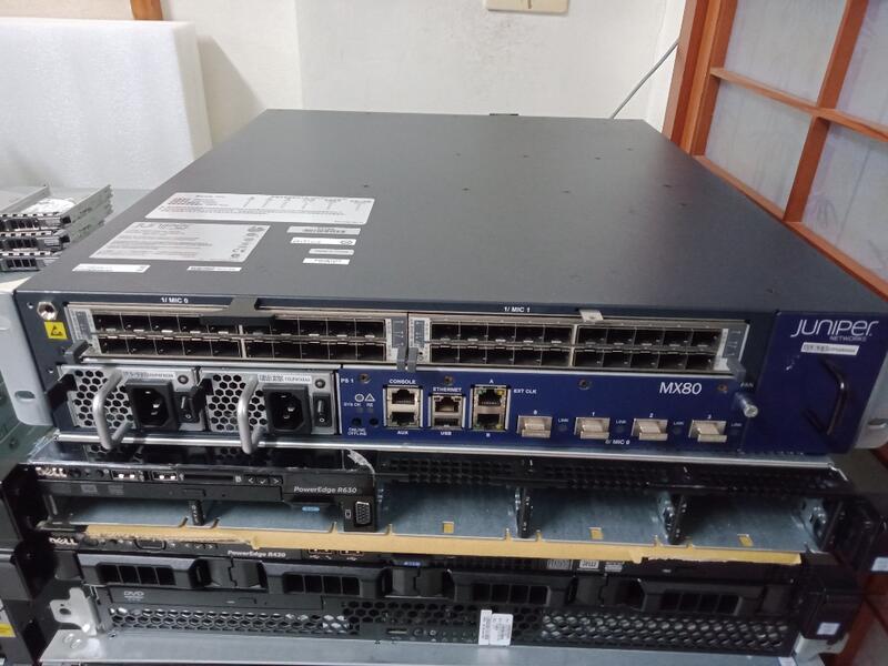 Juniper MX80-AC Router With 2x MIC-3D-20GE-SFP Modules | 露天市集 | 全台最大的網路購物市集