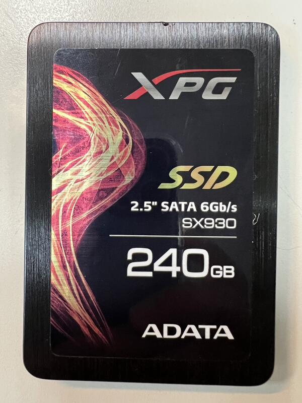 ADATA 威剛 SX930 SATA SSD 240G 2.5吋 固態硬碟 | 露天市集 | 全台最大的網路購物市集