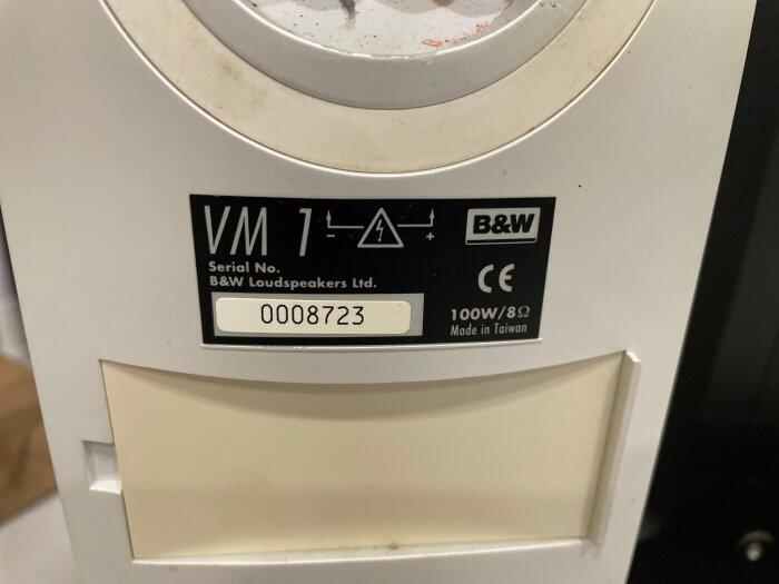 B&W VM1 造型喇叭3支 | 露天市集 | 全台最大的網路購物市集