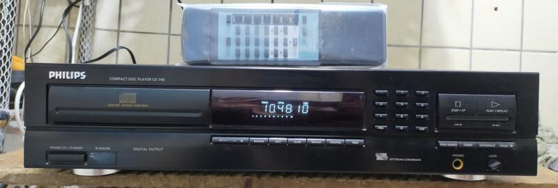 歐洲原裝 Philips CD 740 CD Player 全新雷射頭 附全新遙控器 | 露天市集 | 全台最大的網路購物市集