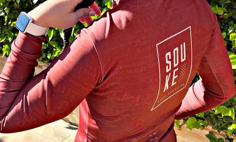 ★飛輪單車★ SOUKE WJ3207 秋冬刷毛長袖車衣-中性款(粉色) 石墨烯材質 | 露天市集 | 全台最大的網路購物市集