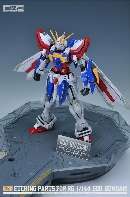 《密斯特喬》鋼魂 AW S042 RG 1/144 神鋼彈 神威鋼彈 GOD GUNDAM 蝕刻片水貼 | 露天市集 | 全台最大的網路購物市集