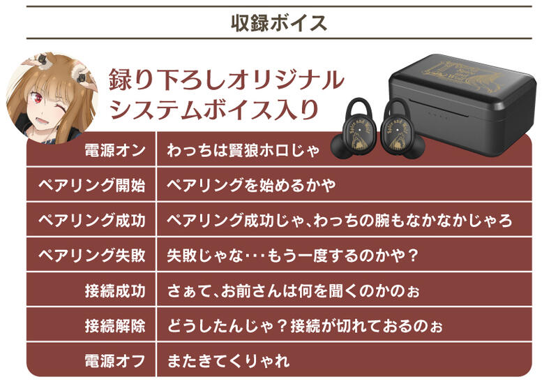預購 『onkyo』通販｜tv 動畫 狼與辛香料『赫蘿』cp Tws01a 聯名耳機。[0729] 露天市集 全台最大的網路購物市集