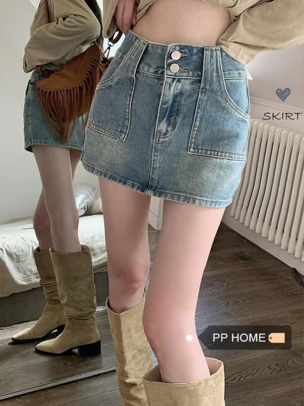 貓姐的團購中心~有大尺碼~K2978 辣妹復古牛仔褲裙~S-5XL~一件440元~預購款 | 露天市集 | 全台最大的網路購物市集