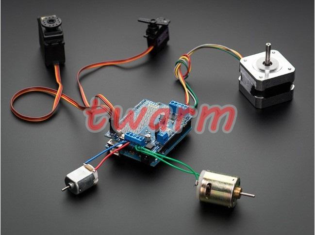 德源 含稅 Motor/Stepper/Servo Shield for Arduino v2 Kit - v2.3(a | 露天市集 | 全 ...