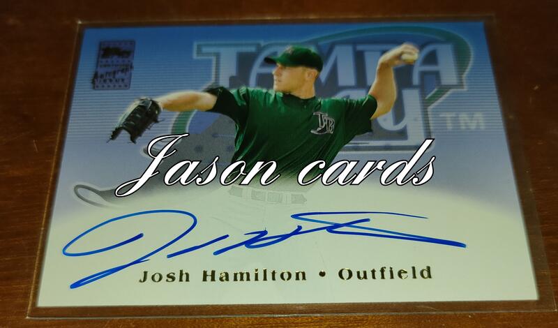 2002 Topps Josh Hamilton SP Autograph 比例低超難中簽名卡 | 露天市集 | 全台最大的網路購物市集