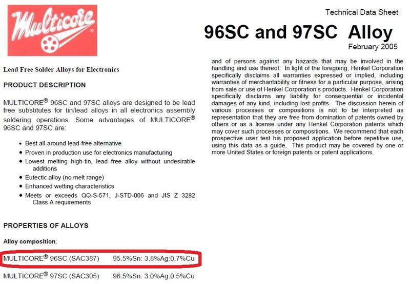 [Corner 倉庫] 1.0mm Multicore Ecosol 105 1C 無鉛 含銀3.8%含銅 焊錫 | 露天市集 | 全台最大的 ...