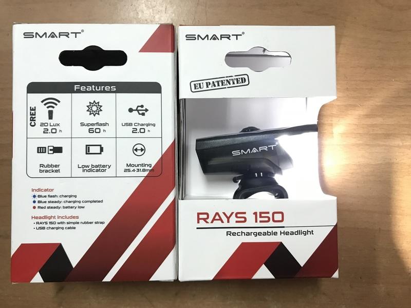 🌟秒殺火雞🌟 SMART RAYS 150 USB充電高亮度廣角車前燈 150LM 夜間絕佳守護!!DOSUN参考 | 露天市集 | 全台最大的網路購物市集
