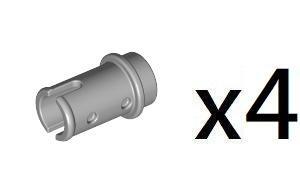 LEGO Light Gray Pin 1/2 Connector Stud 樂高淺灰色科技插栓附接頭4個4211483 | 露天市集 | 全 ...