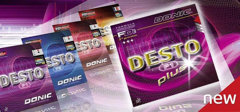 ★波爾桌球★ DONIC DESTO F1 PLUS 加強升級版平面膠皮 | 露天市集 | 全台最大的網路購物市集