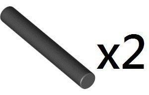 LEGO Black Bar Shaft 3L 3M 樂高黑色 短圓棍棒子 兩個 6093525 | 露天市集 | 全台最大的網路購物市集