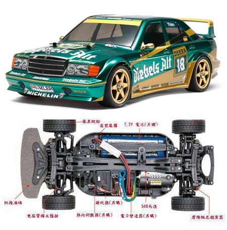 boyshobby TAMIYA 58638 BENZ 190 E 2.5-16 1/10電動房車套件(TT01E) | 露天市集 | 全台最 ...