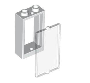 朵依小舖 LEGO 1x2x3 Window 窗框 4536521/60593 + 玻璃 4536998 白色窗戶1組 | 露天市集 | 全台 ...