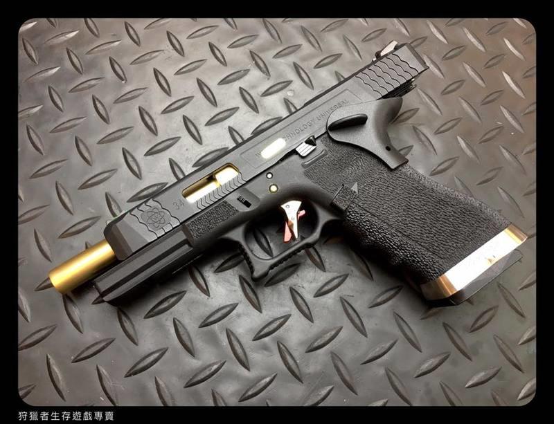 【狩獵者生存專賣】WE GLOCK G34 原力系列燒炙競技瓦斯短槍-黑黑金 | 露天市集 | 全台最大的網路購物市集