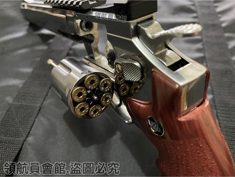 【領航員會館】初速升級版WG大榔頭8吋703左輪手槍CO2槍全金屬加速彈殼銀色高初速直壓槍戰術魚骨SW史密斯威森M357 | 露天市集 | 全台最大的網路購物市集