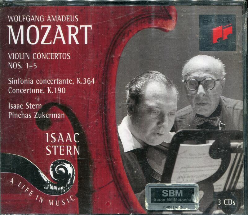 Mozart Violin Concertos Nos.1~5 -- Isaac Stern -- SONY CD | 露天市集 | 全台最大的網路購物市集