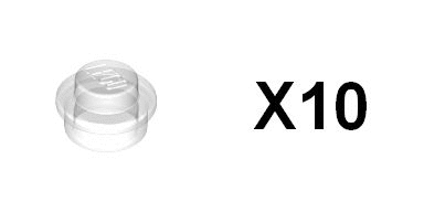 缺貨LEGO樂高小圓點 4073 3005740 透明 Plate Round 1x1 (10個) A33 | 露天市集 | 全台最大的網路購物市集