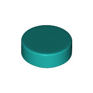 全新LEGO樂高圓形平板 98138 6311437 深藍綠 Tile Round 1x1 A39 | 露天市集 | 全台最大的網路購物市集