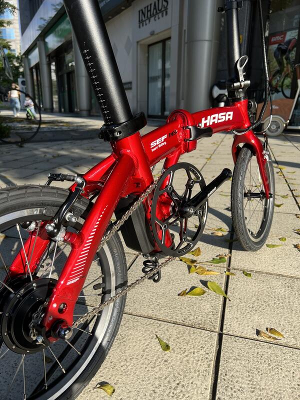 超輕電輔小摺 HASA SEF16 電動輔助折疊自行車11.5公斤可跑50km> BIKEfun拜訪單車 比滑板車更實用 | 露天市集 | 全 ...