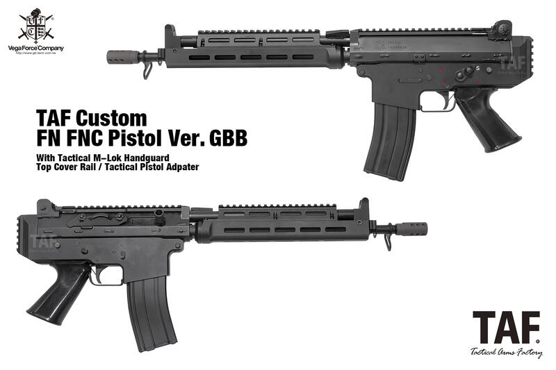 【TAF Custom 暫無庫存】VFC FN原廠授權 FNC Pistol +M-LOK護木 GBB (三發點放) | 露天市集 | 全台最 ...