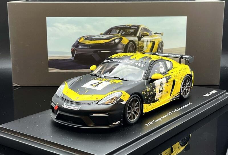 【MASH-2館】原廠 Minichamps 1/18 Porsche 718 Cayman GT4 Clubsport | 露天市集 | 全 ...