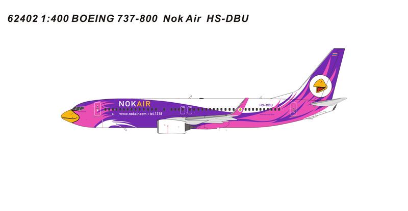 Panda Model Nok Air B737-800 HS-DBU 1:400 | 露天市集 | 全台最大的網路購物市集