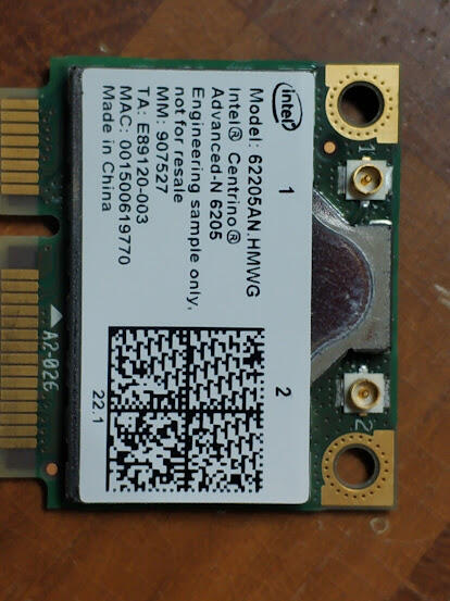 Intel® Centrino® Advanced-N 6205 62205ANHMW，雙頻 筆電 無線網卡 | 露天市集 | 全台最大的網路購物市集