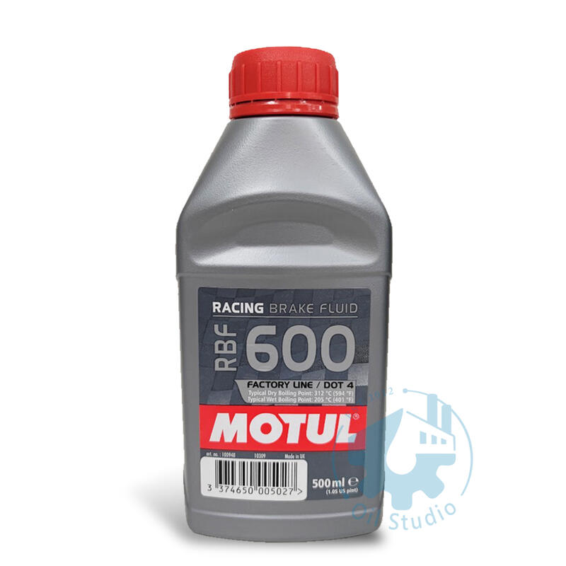 《油工坊》MOTUL RBF 600 FACTORY LINE 全合成 無限級 煞車油 超越 DOT 5.1 規格 | 露天市集 | 全台最大 ...