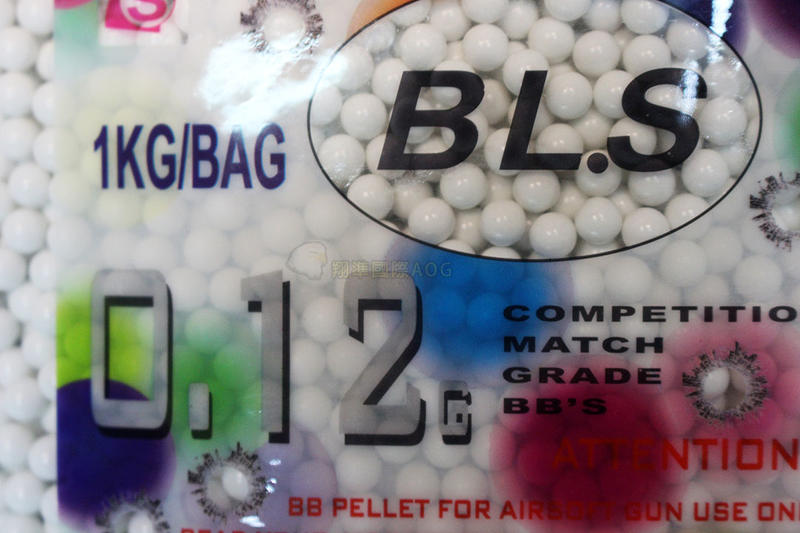 【翔準軍品AOG】BLS 0.12g BB彈(白)1KG 瓦斯 電動 精密彈 Y1-000 | 露天市集 | 全台最大的網路購物市集