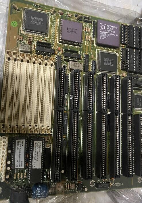 二手市面稀少復古AMD AM386 DX/DXL-40 386 ISA 工業主機板(狀況如圖未測試不確定當收藏/裝飾品) | 露天市集 | 全 ...