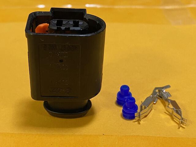 {KHS} VAG(4D0971992B/F237010-A) 發動機 噴油嘴插頭 110型 2孔母頭＋母端子＋防水栓 | 露天市集 | 全台 ...