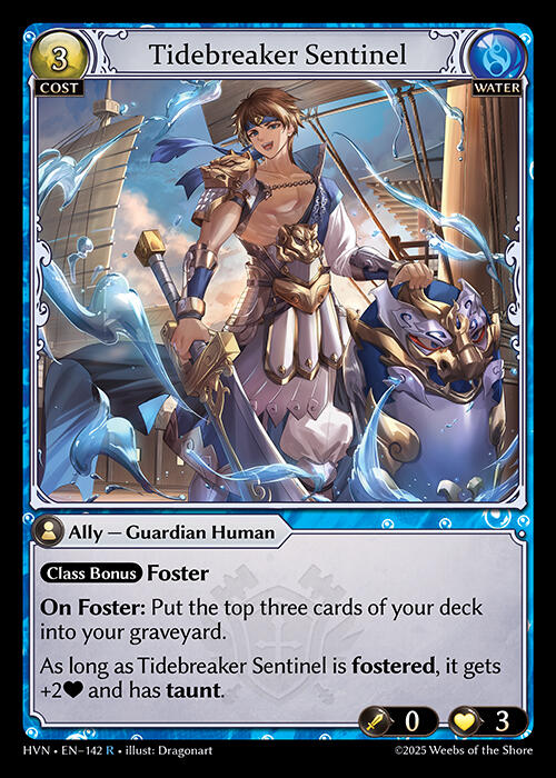 [卡庫桌遊店] GA HVN • EN—142 Tidebreaker Sentinel | 露天市集 | 全台最大的網路購物市集