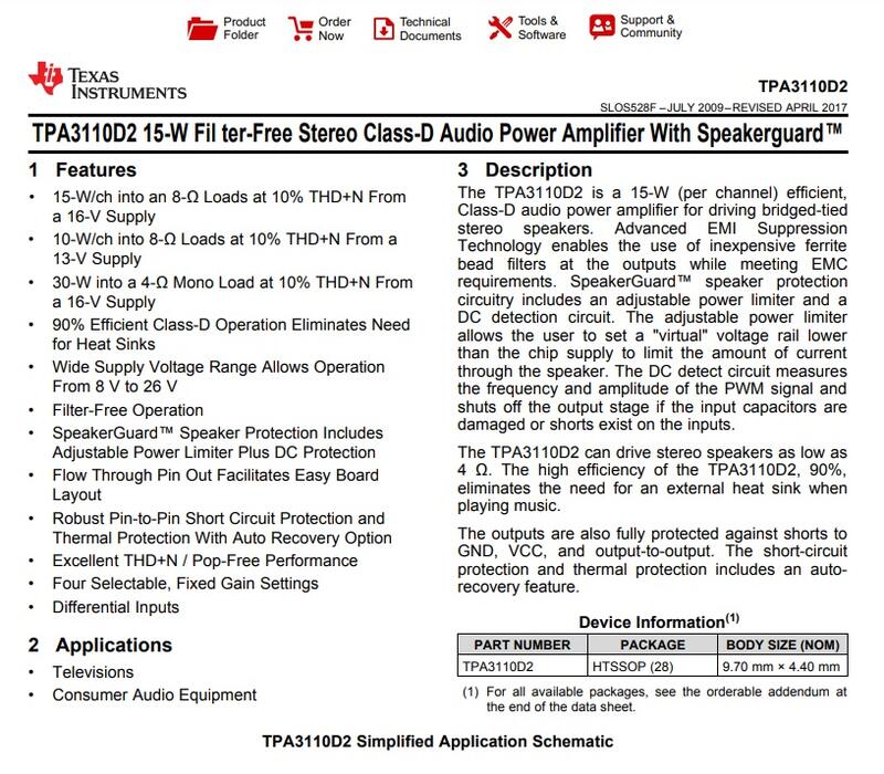 HI-FI級用料 藍牙PCBA TPA3110D2 + AC6905A | 露天市集 | 全台最大的網路購物市集