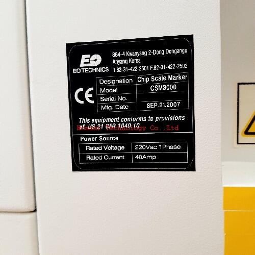 EO CSM3000 WLCSP Laser Marking System 8"~12" | 露天市集 | 全台最大的網路購物市集