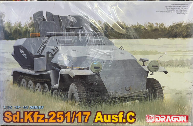 [模王] 現貨 DRAGON 德國 半履帶 Sd.KFZ.251/17 Ausf.C 比例 1/35 威龍 #6395 | 露天市集 | 全台 ...