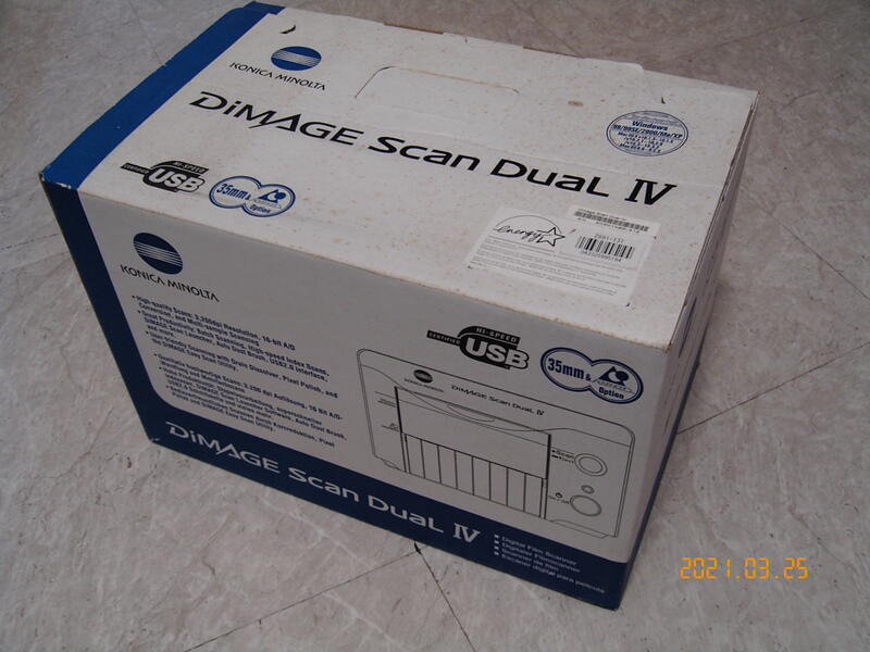 完整盒裝Konica Minolta DIMAGE Scan Dual IV 底片掃描器(含APS 片夾 AD-10) | 露天市集 | 全台 ...