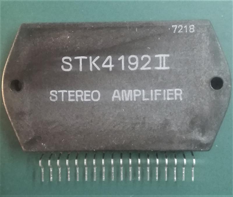 SANYO STK4192II_早期生產 庫存原廠全新品 AF功率放大器模塊 50W+50W min THD=0.4％ | 露天市集 | 全台 ...