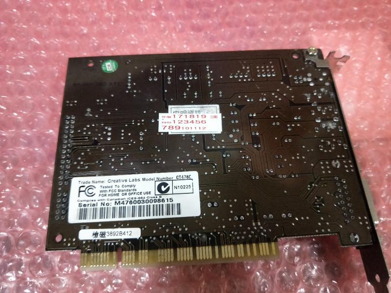創新未來creative labs Sound Blaster Live 型號 CT4760音效卡 | 露天市集 | 全台最大的網路購物市集