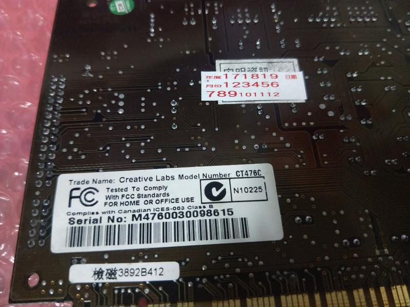 創新未來creative labs Sound Blaster Live 型號 CT4760音效卡 | 露天市集 | 全台最大的網路購物市集