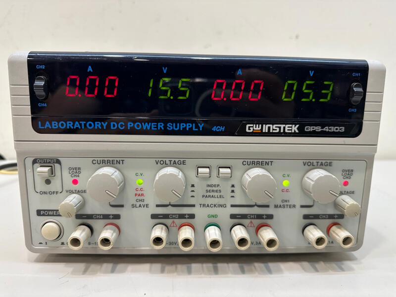 GW INSTEK GPS 4303 4CH DC LINEAR POWER SUPPLY 直流電源供應器（示波器） | 露天市集 | 全台最 ...