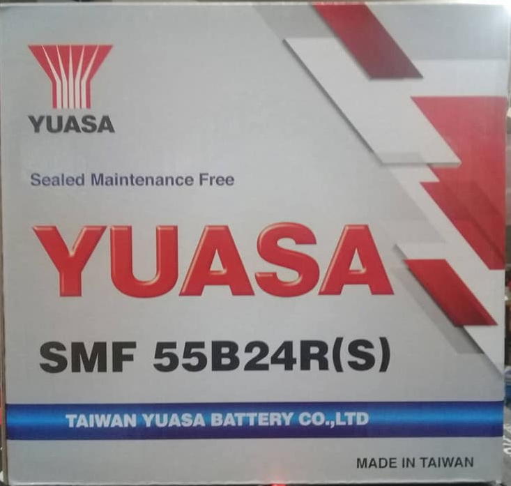 全新 YUASA 湯淺 汽車電池 SMF 55B24RS (完全密閉免加水式)新鮮貨= 46B24RS 強化版 | 露天市集 | 全台最大的網路購物市集