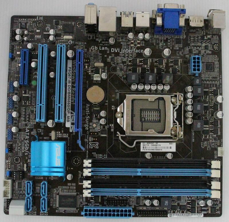 華碩P8Q67-M DO/BM6660 (SATA3 USB3) 含擋板INTEL Q67/DDR3/1155主機板 | 露天市集 | 全台最 ...
