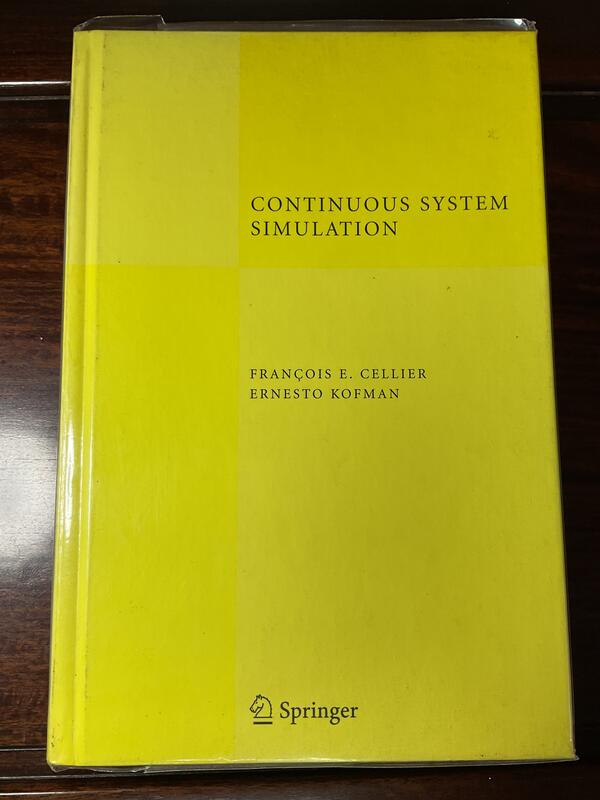 Continuous System Simulation（Cellier & Kofman）未使用過 | 露天市集 | 全台最大的網路購物市集